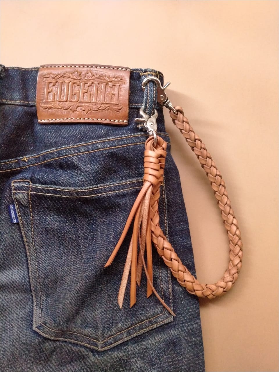 Tali Dompet Wallet Chain VI-01 Kulit Handmade ( 6 Strand ) – Keizo Leather
